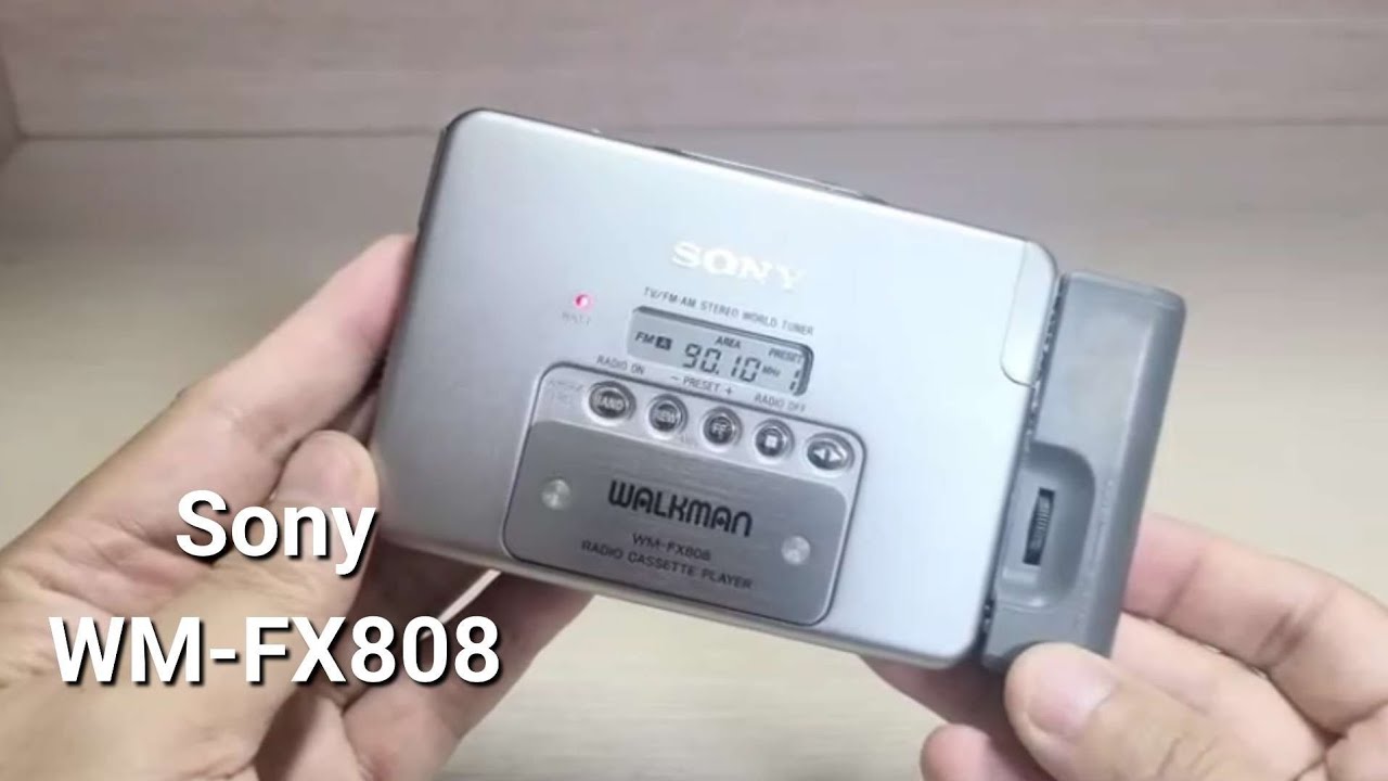 Sony WM-FX808 Cassette player Walkman - YouTube