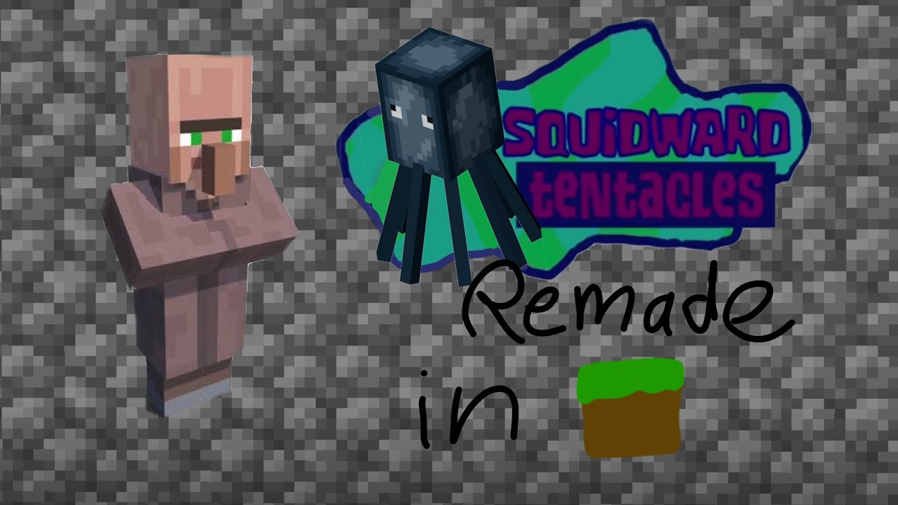 Squidward Tentacles intro remade in Minecraft - YouTube