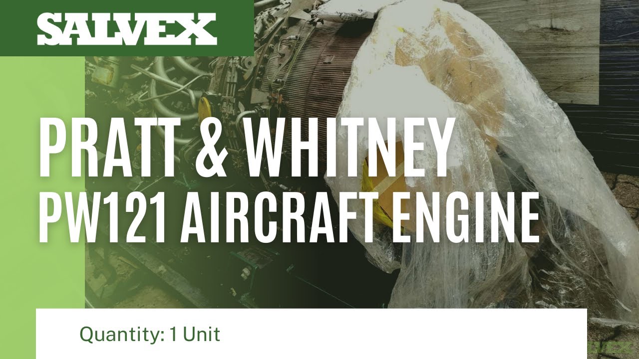 Current Sale - Pratt & Whitney PW121 Aircraft Engine (1 Unit ...