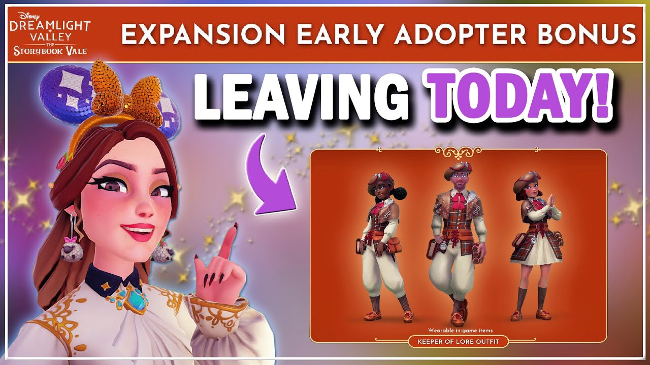 Early Adopter Bonus Items LEAVING TODAY in Storybook Vale! - YouTube