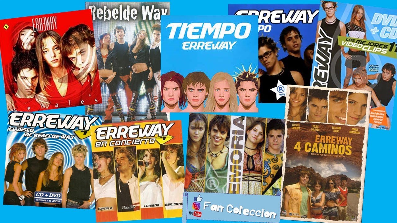 ERREWAY (REBELDE WAY) - COLECCIÓN - REVIEW - UNBOXING - CDS - (2002 ...