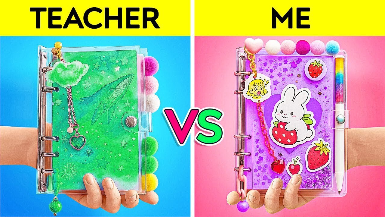 NEW 123GO! BEST PAPER SCHOOL CRAFT || Student Hacks & Creative Tricks ...
