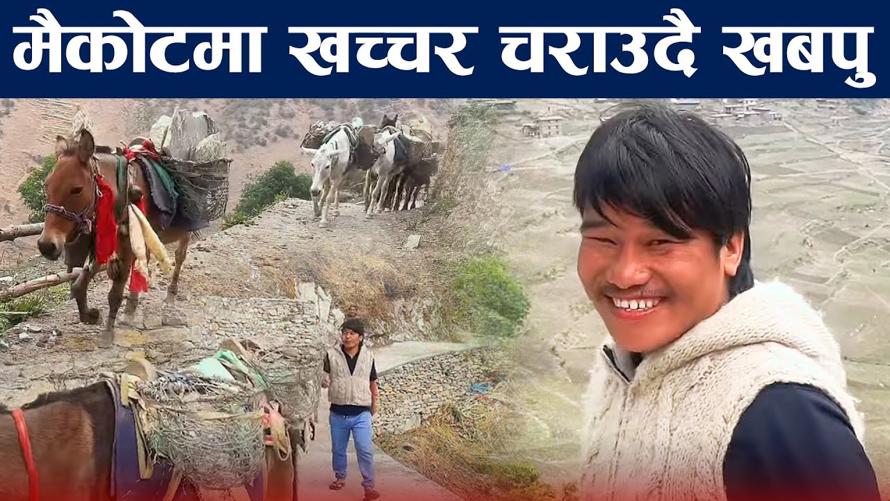 खबपुले महिनौं गाउँमा यस्तो रमाइलो गर्दै | Khabapu| Arun Pun Maikot ...