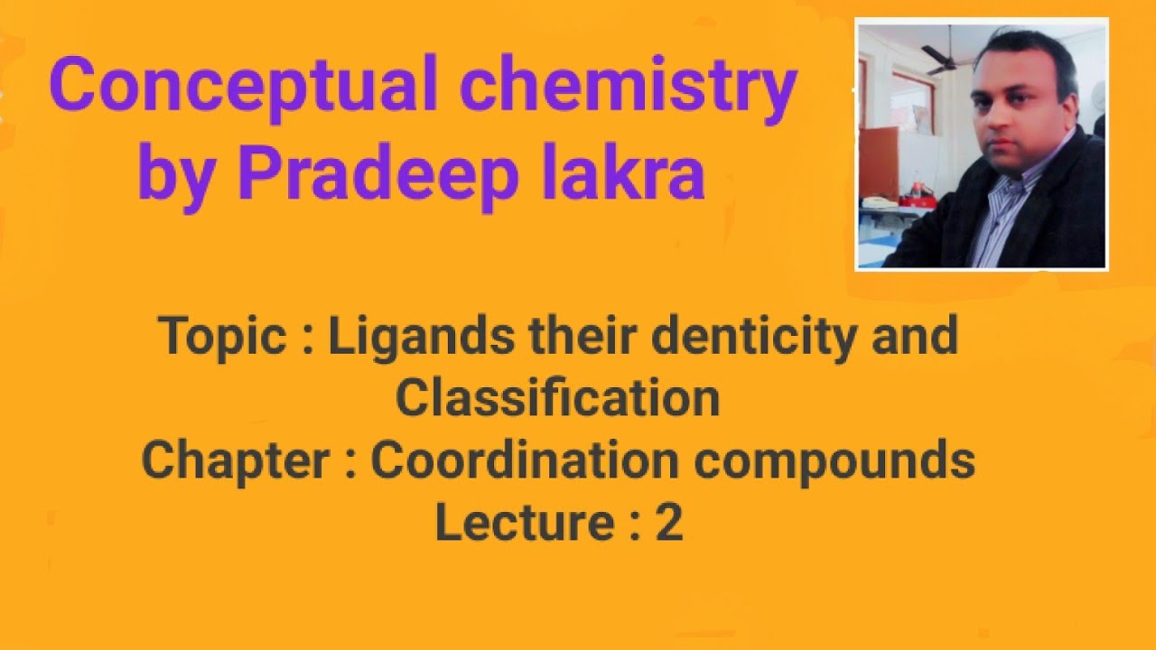 Ligands their denticity and Classification - YouTube