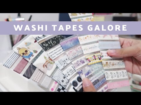 Organizing My Washi Tape Collection [ save more space with this organization ]