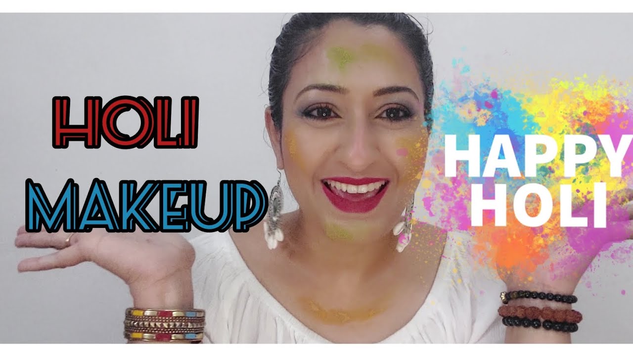 Holi makeup and Skincare.#holispecial #holimakeuplook #makeuptutorial ...