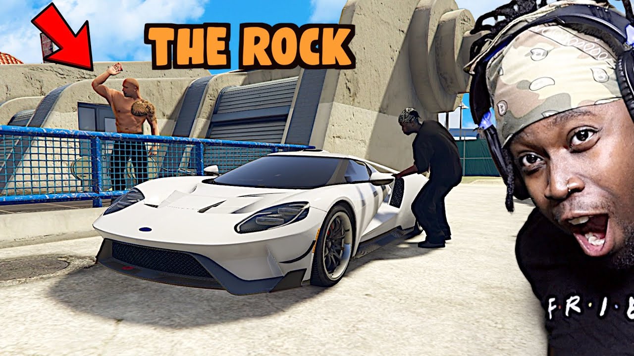 I Stole Dwayne "THE ROCK" Johnson's SUPERCAR in GTA 5 .. (GTA 5 MODS ...