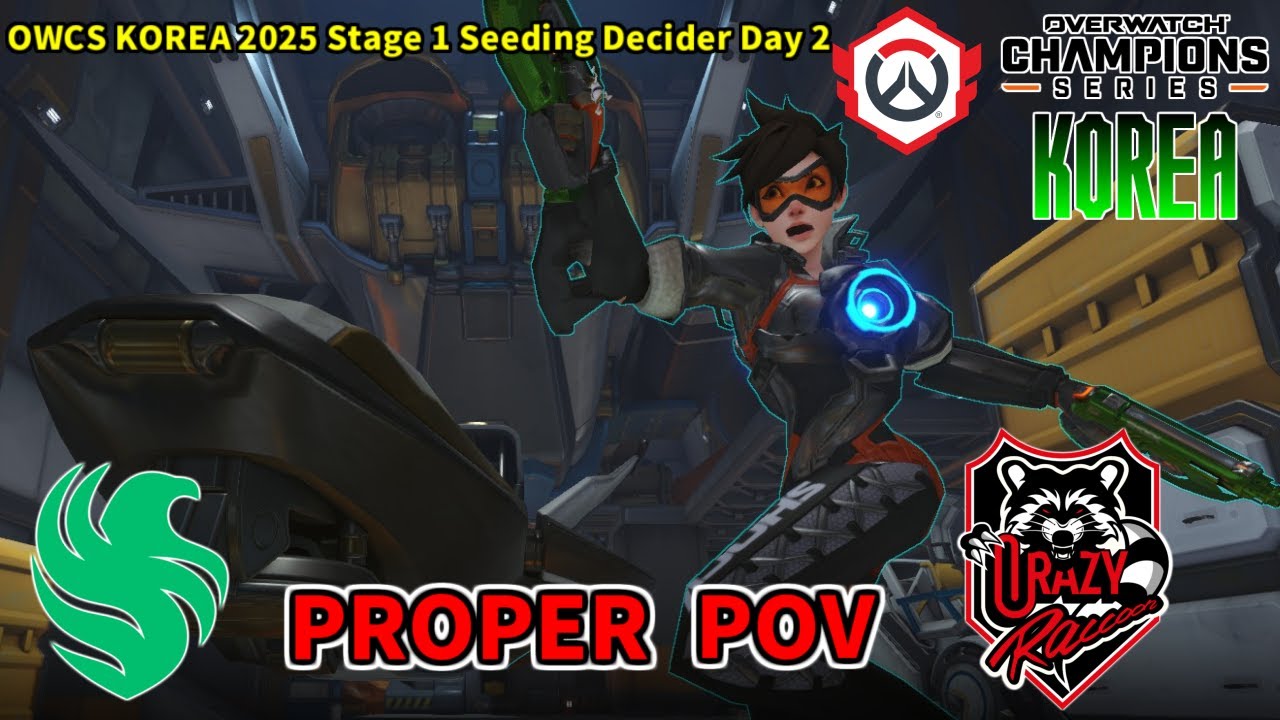 【Proper POV】Proper Team Falcons vs Crazy Raccoon OWCS 2025 Stage 1 ...