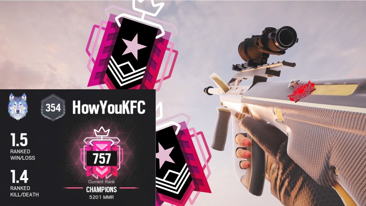 Becoming Champion In Champion Ranked | PS5 Rainbow Six Ranked - YouTube