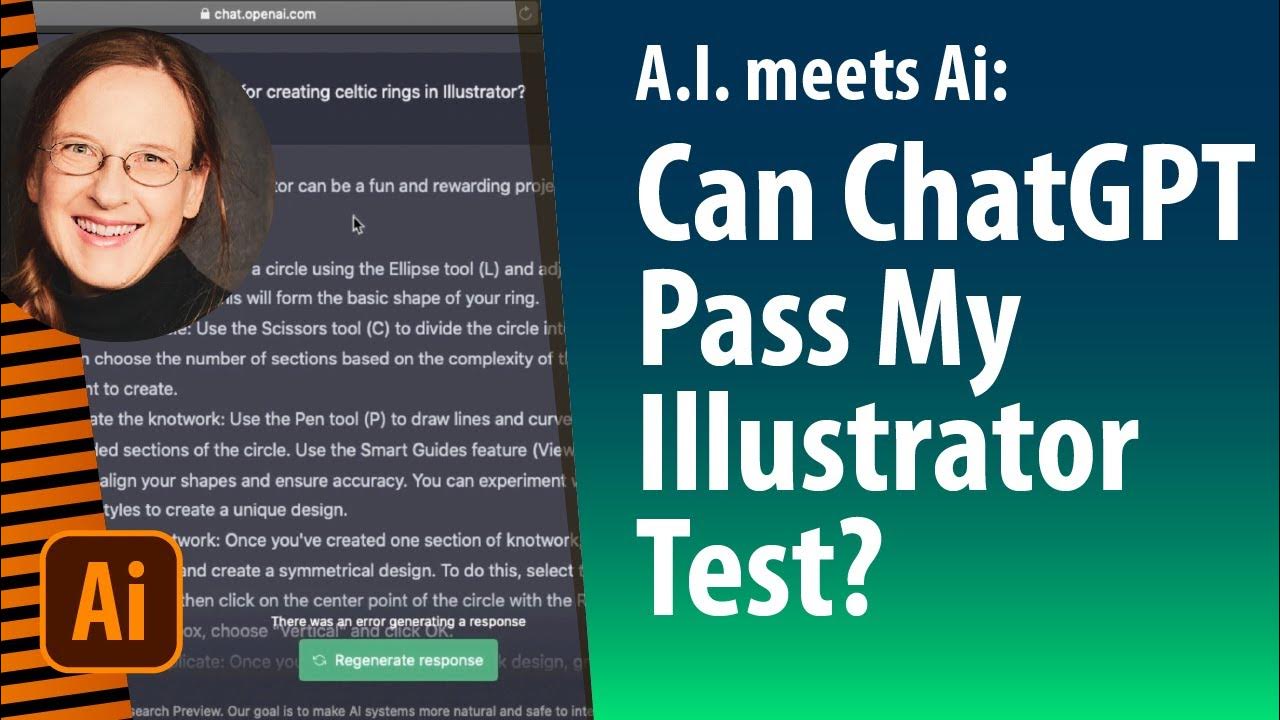 Ai Meets Ai Could Chat Gpt Help With Illustrator Problems Youtube