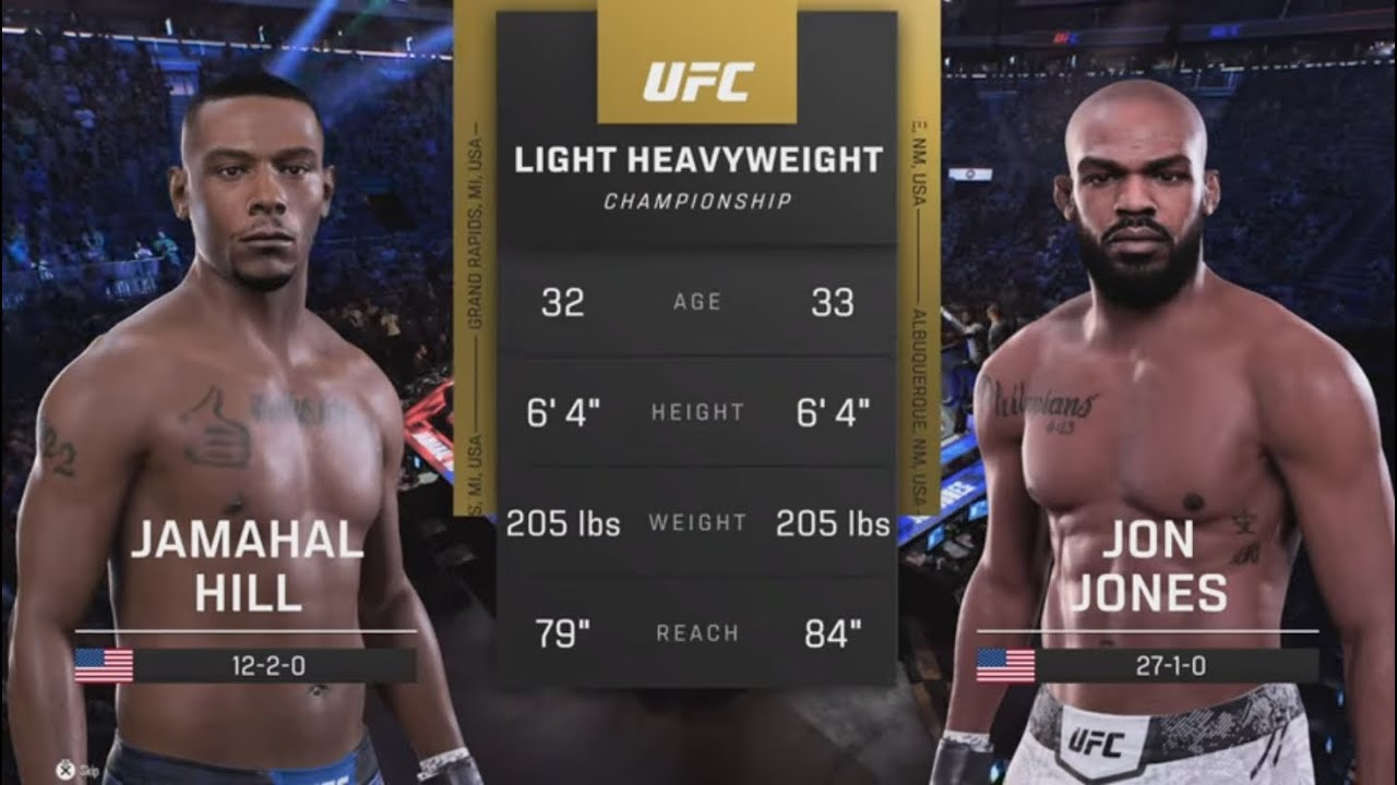 Jamahal Hill Vs Jon Jones Full UFC Fight - YouTube