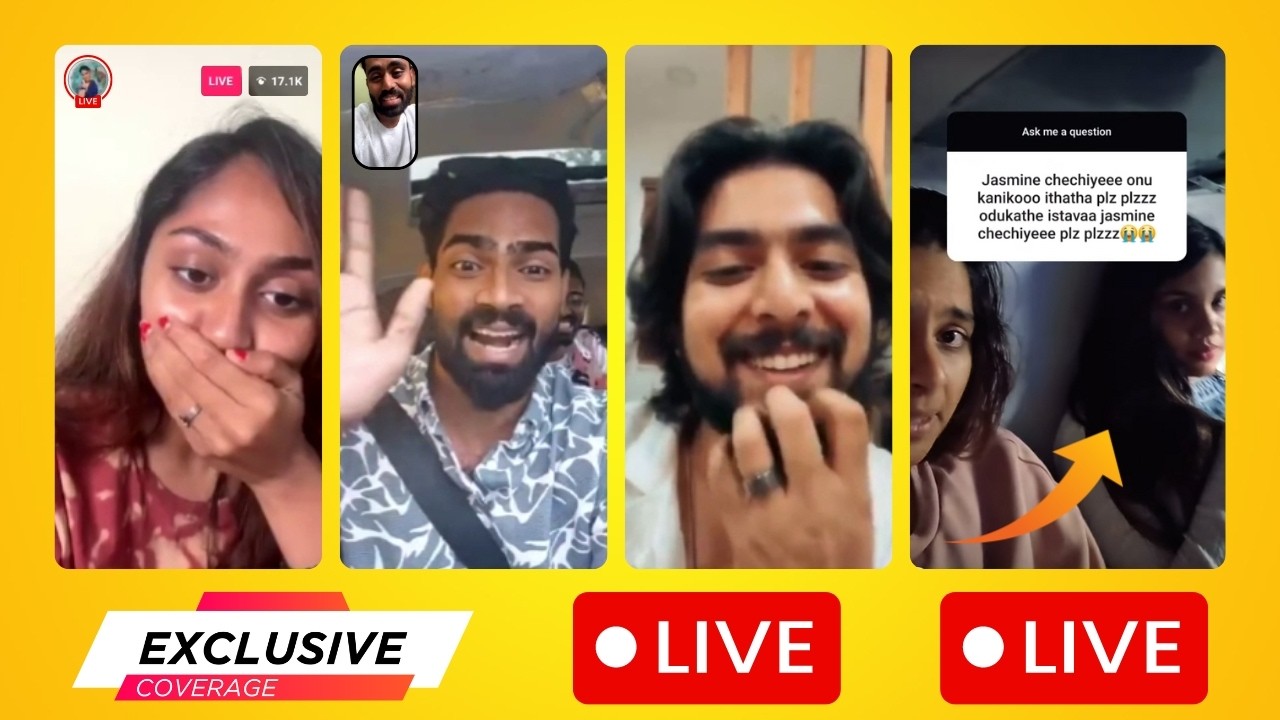 Sreethu Sai Sijo Gabri Resmin Jasmin First Live After Bigg Boss - YouTube