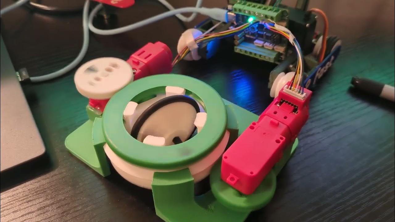 100% Plastic Differential Swerve Drive Test 1 :0 - YouTube