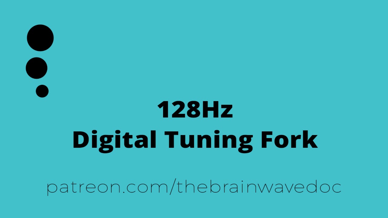 128Hz Digital Tuning Fork - YouTube