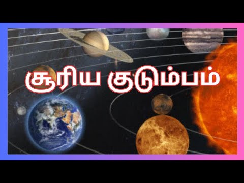 சூரிய குடும்பம் - Solar system for kids in Tamil - YouTube