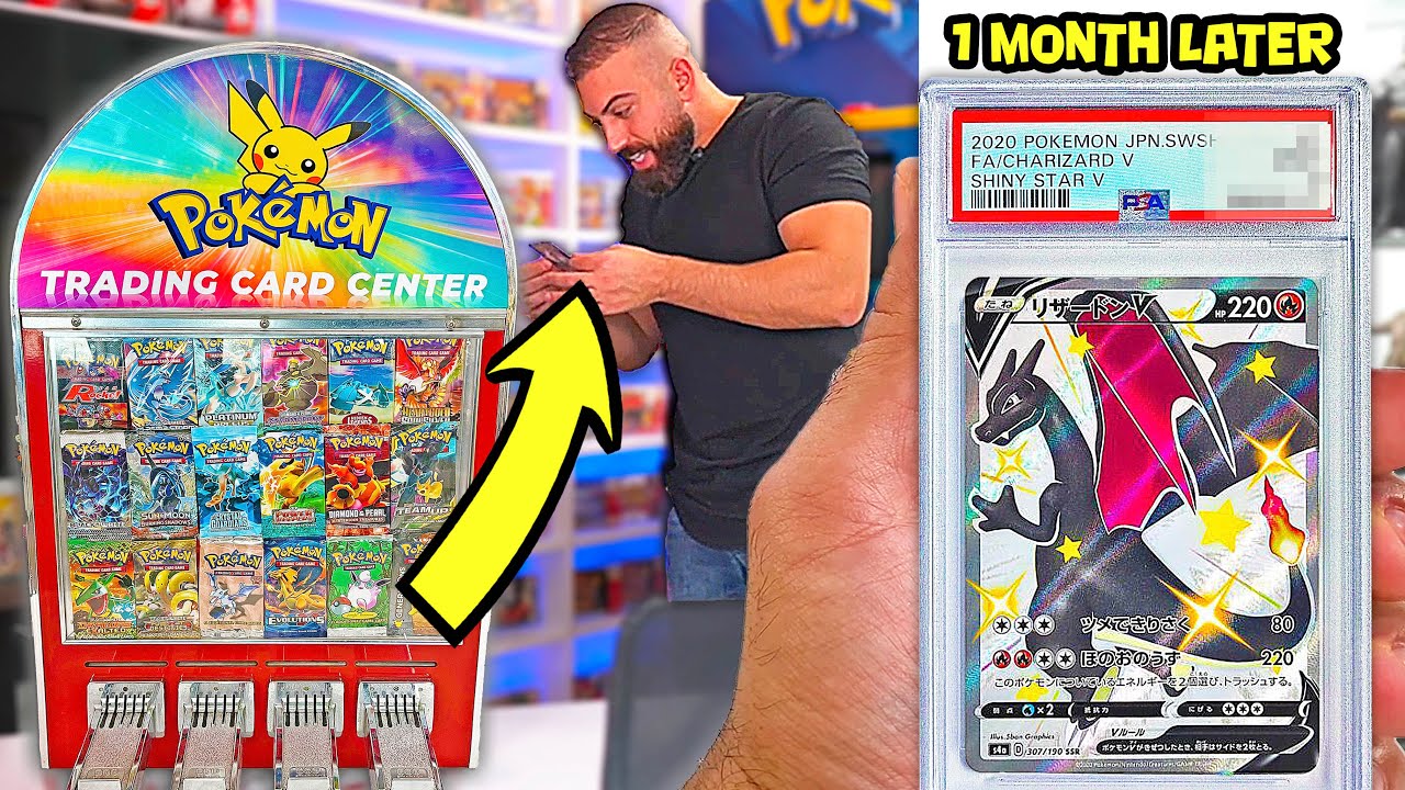 I Graded EVERY Card From my Pokemon Vending Machine! - YouTube