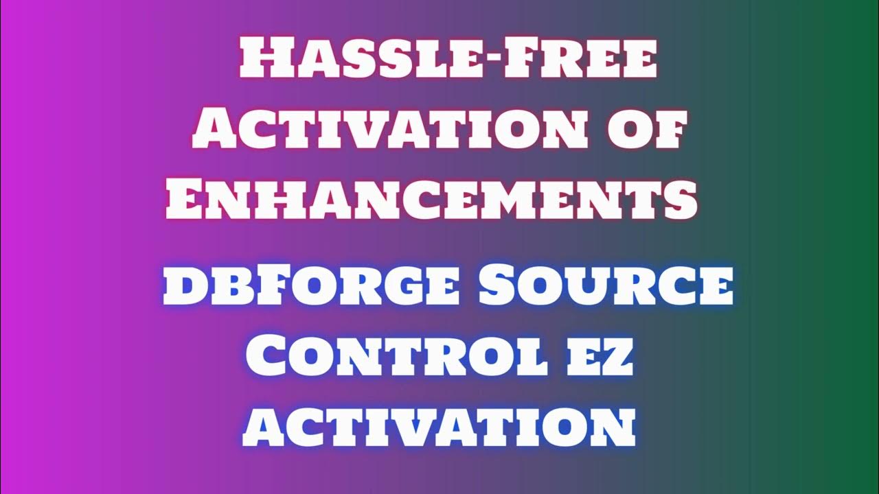 How to Download and Install dbForge Source Control: Quick Guide - YouTube