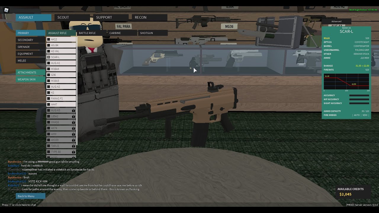 baby scar L in phantom forces - YouTube