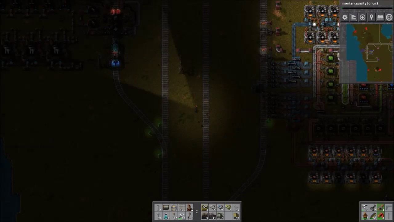 Factorio at night - YouTube