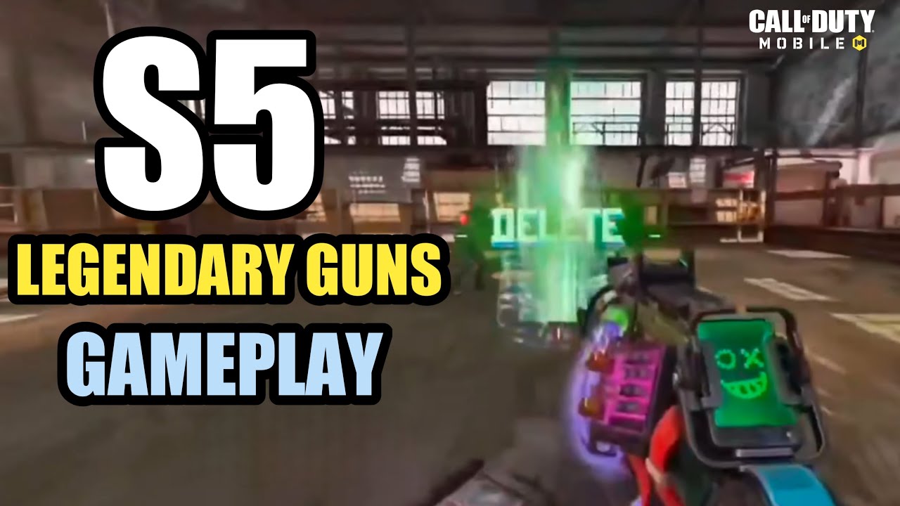 *NEW* Codm Season 5 Get Wrecked Every Legendary Gun Gameplay - YouTube