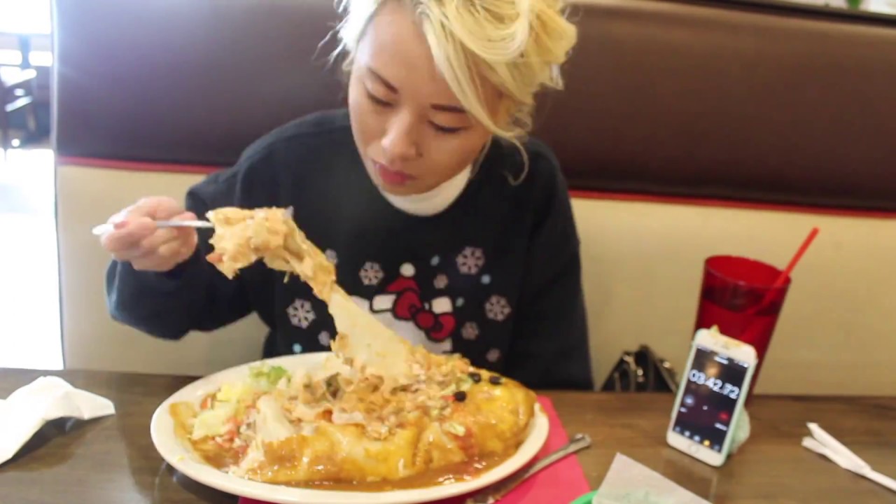5lb The King Burrito Challenge | La Casa Garcia | Raina is Crazy - YouTube