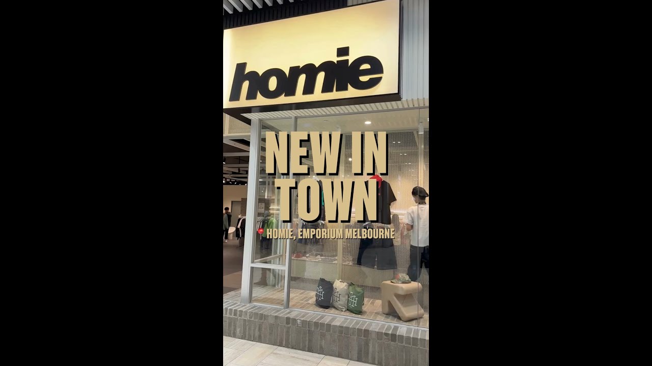 New HoMie Store at The Emporium in Melbourne - YouTube