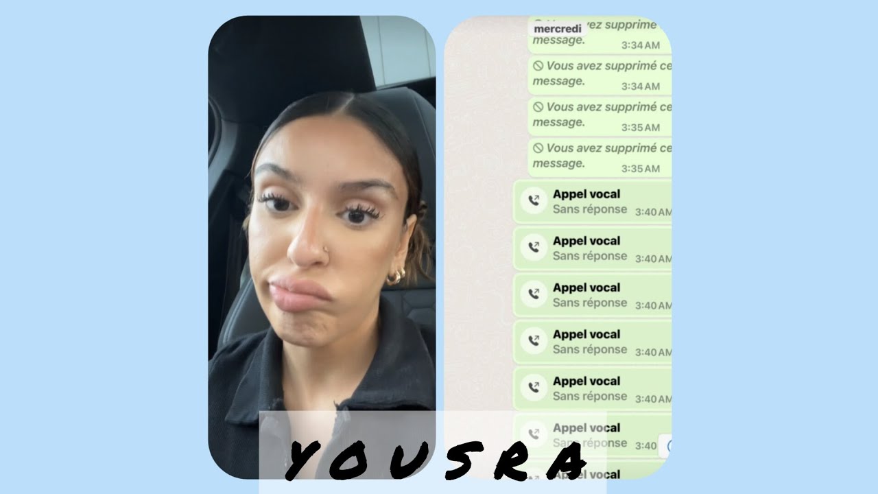 Yousra " on est séparés, on est plus en couple avec M" 🤔😔😔🤔 - YouTube