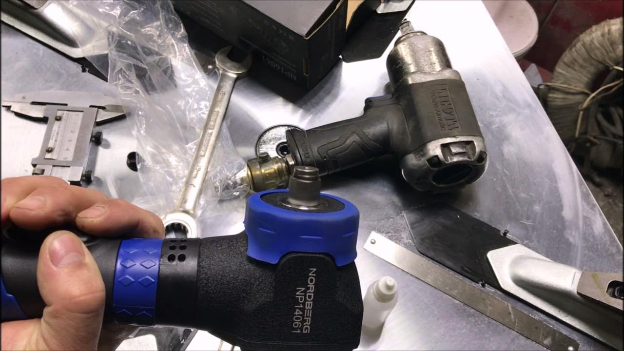 Гайковерт угловой, пневматический ударный 600 ньютон. Angular wrench ...
