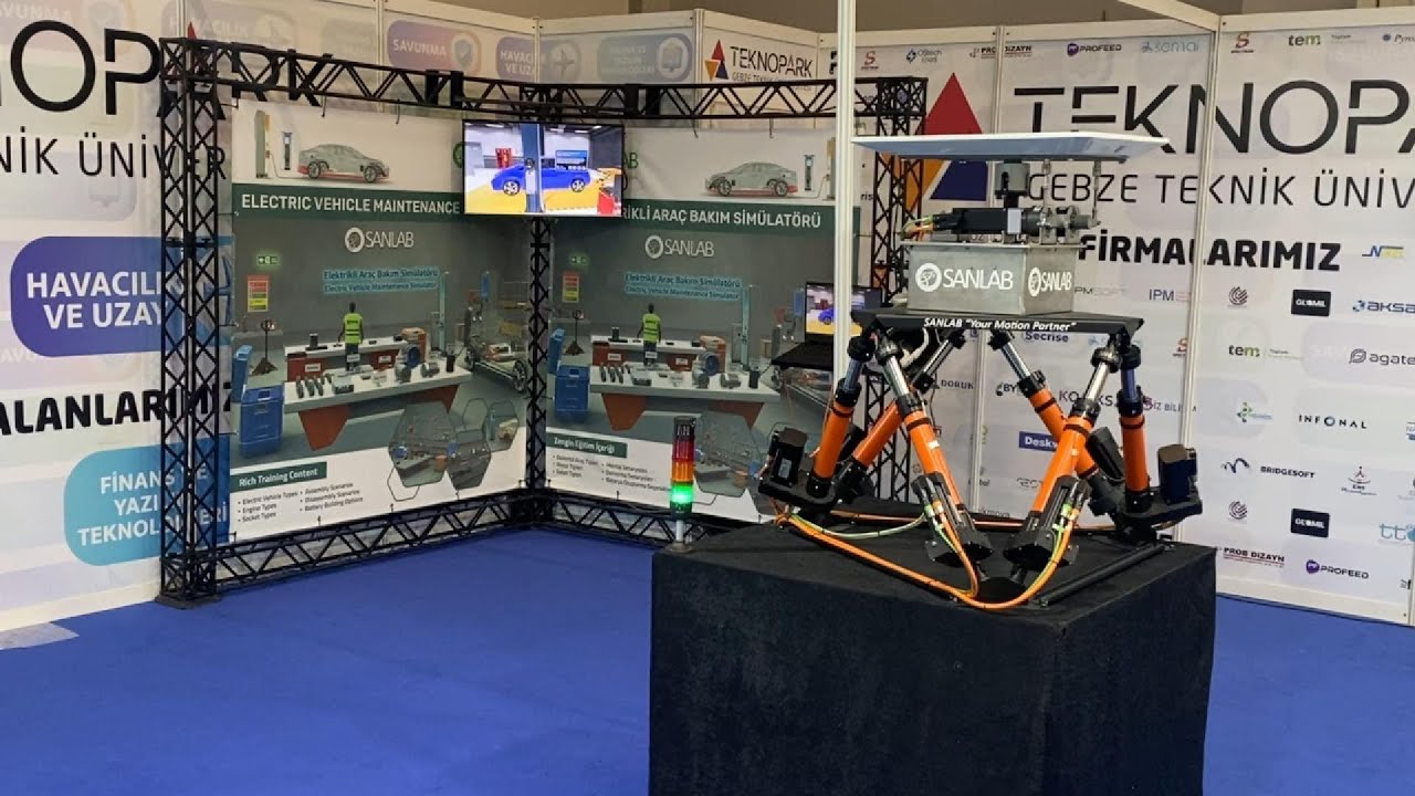 6DOF Motion Platform with 2DOF Stabilizer and Electric Vehicle ...