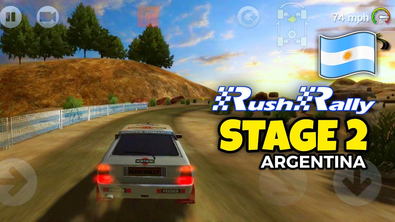 Rush Rally 2 Championship Mode | STAGE 2 (ARGENTINA MAP) - YouTube