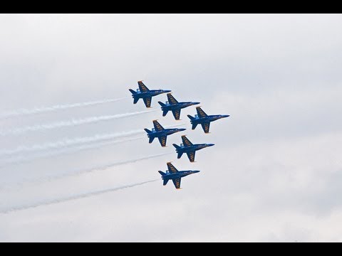 US Navy Blue Angels Delta Formation - YouTube
