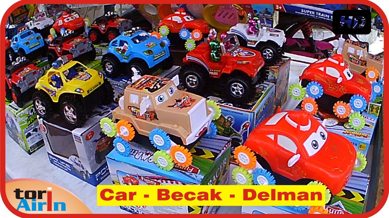 Toy Cars for Kids Becak - Delman - Cartoon about cars - Mainan Anak ...