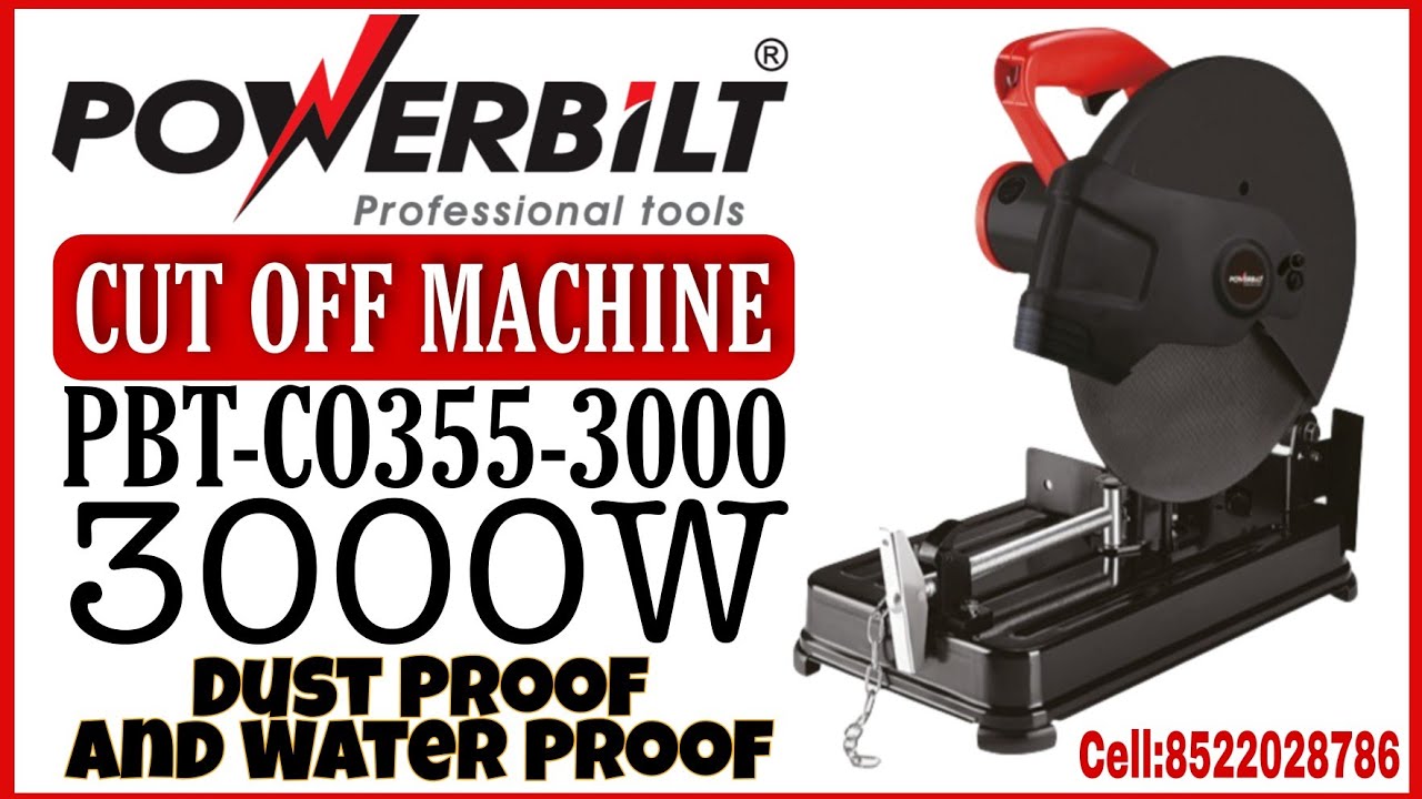Powerbilt Cut Off Machine Unboxing: Check Out This AWESOME 3000W ...