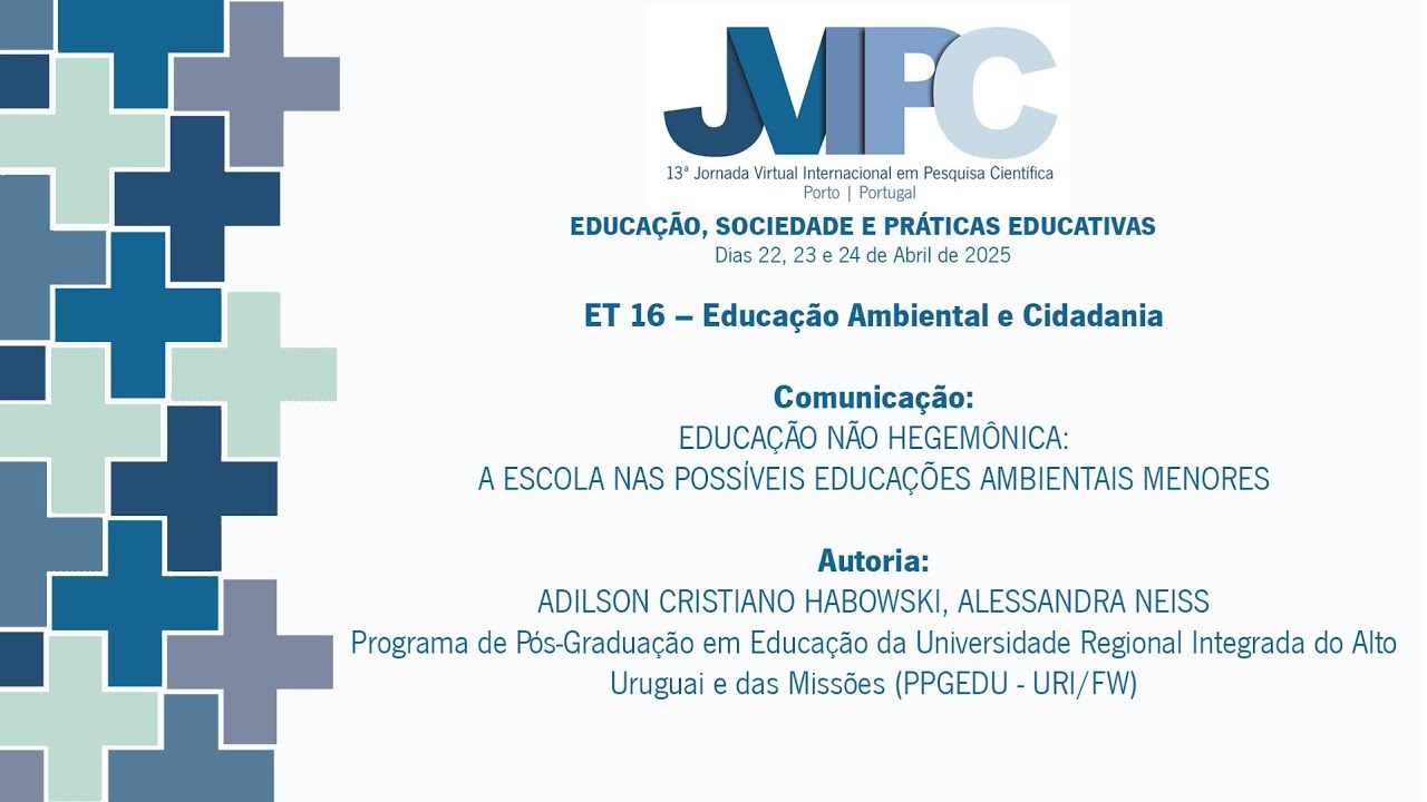 13ª JVIPC - ET 16 – ADILSON CRISTIANO HABOWSKI, ALESSANDRA NEISS - YouTube
