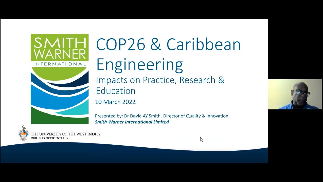 COP26 & Caribbean Engineering - It's impact on Policy, Practice ...