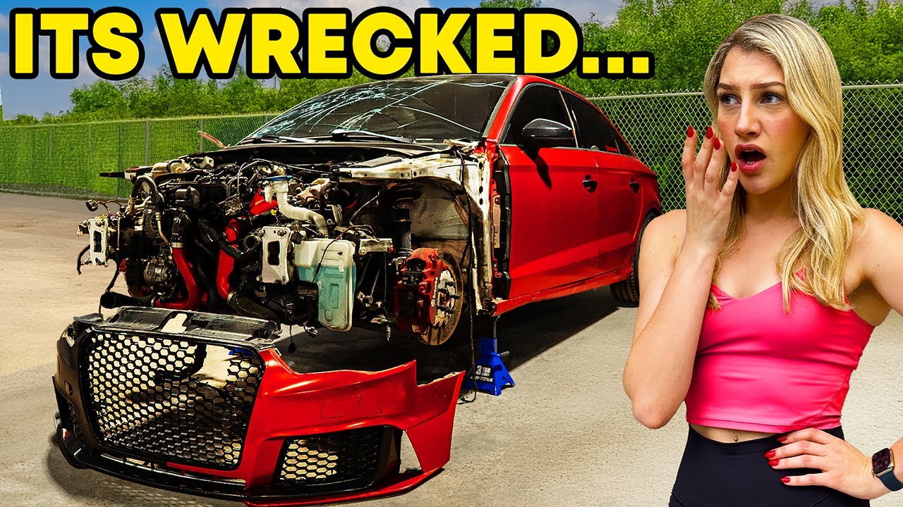 REBUILDING MY WRECKED AUDI RACE CAR! - YouTube