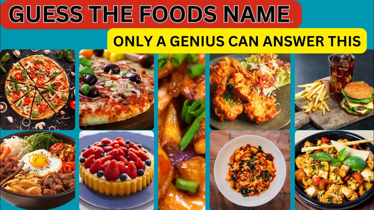 Guess The Food By Picture 🍔🍕 | Food and Drink by Amazing Quiz\ KIDS ...