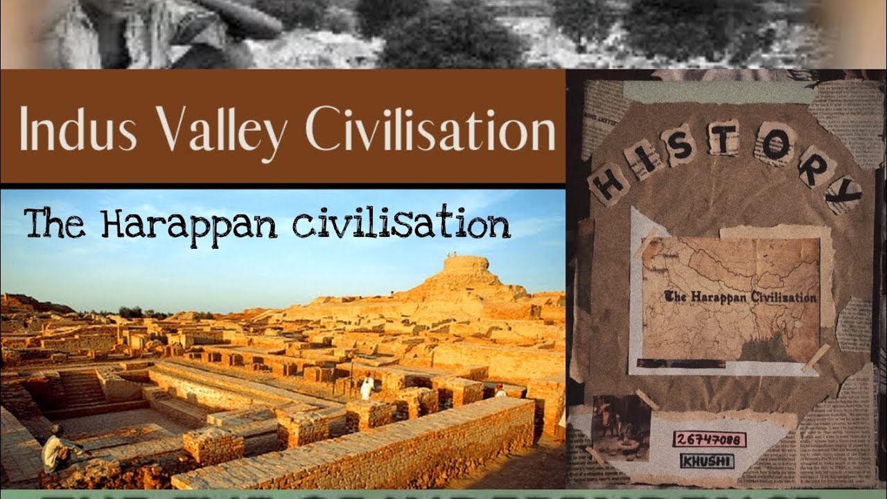 History project 📖 || (Class 12th) || The Harappan civilisation 🏚|| ️ ...
