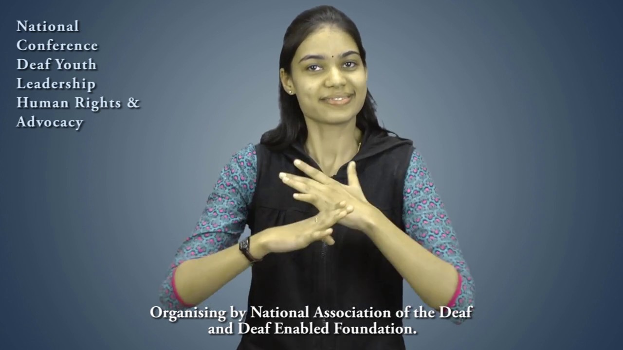 National Conference Deaf Youth Leadership Human Rights & Advocacy ...