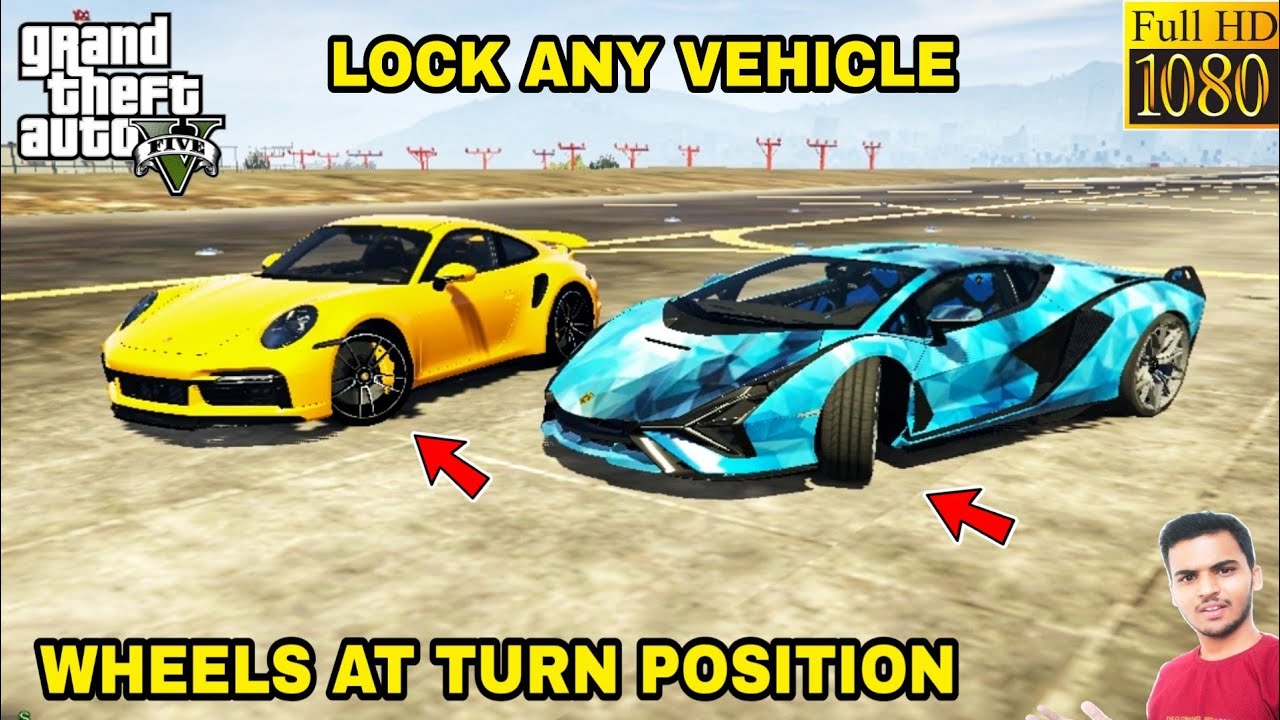 GTA 5 : HOW TO LOCK ANY VEHICLE WHEELS AT TURN POSITION 🔥🔥🔥 - YouTube