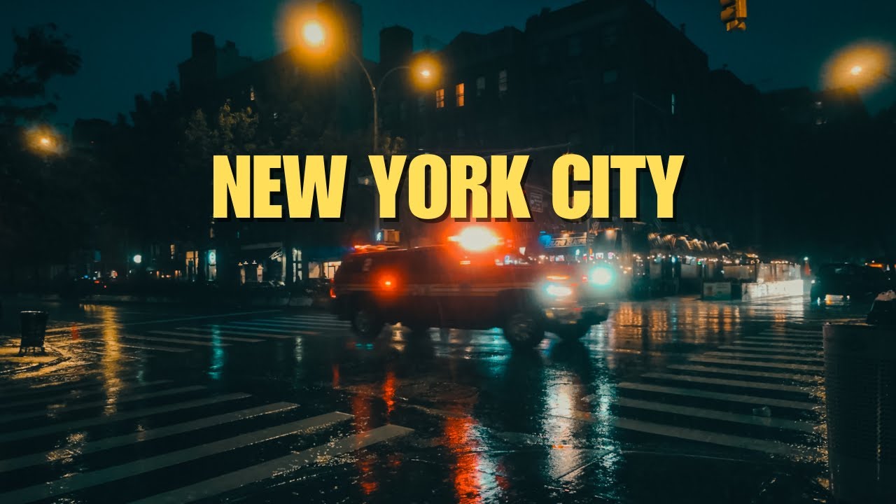 Walking in heavy rain in NYC at night | SOHO | 4k Walking Tour - YouTube