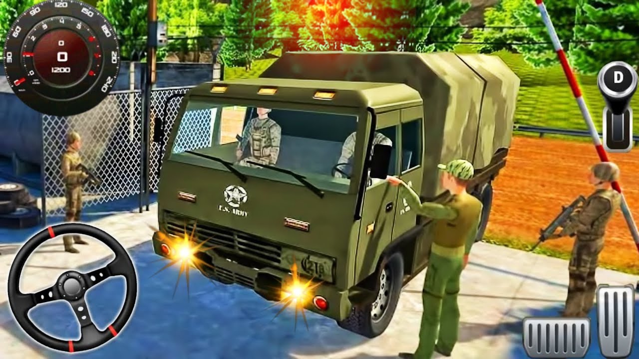 Army Truck Driver Simulator 3D - US Military Soldier Duty Transporter ...