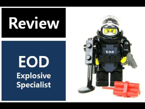 Lego custom EOD review (레고 커스텀 EOD 폭발물 제거 특수부대 리뷰) - YouTube
