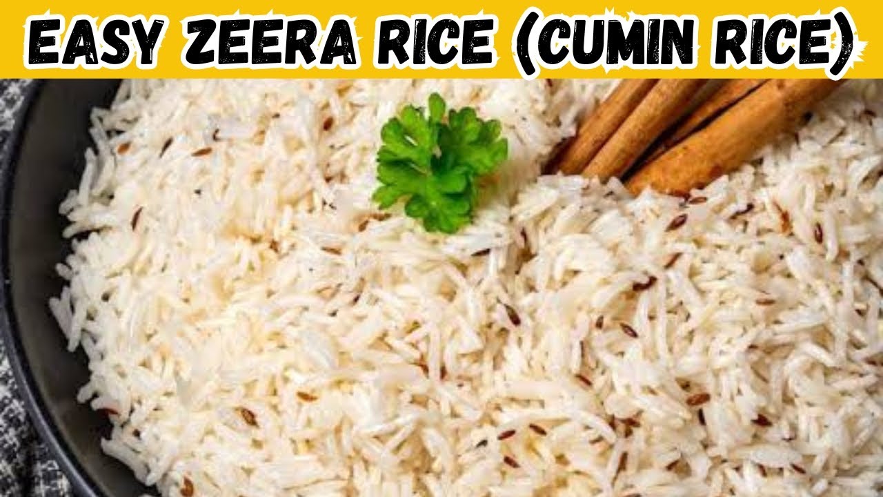Zeera Rice recipe| How to Make Perfect Jeera Rice| Flavoured Cumin Rice ...