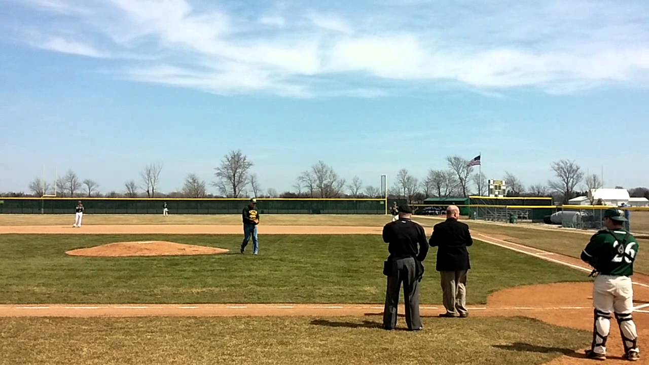Harry Burd First Pitch (March 31, 2014) - YouTube