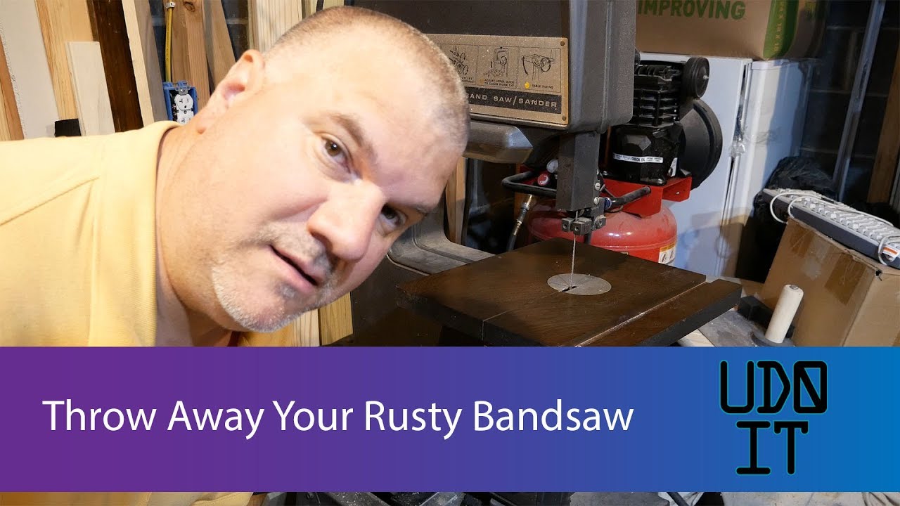 How to Remove Rust from Woodworking Tool Surface Using a Palm Sander ...