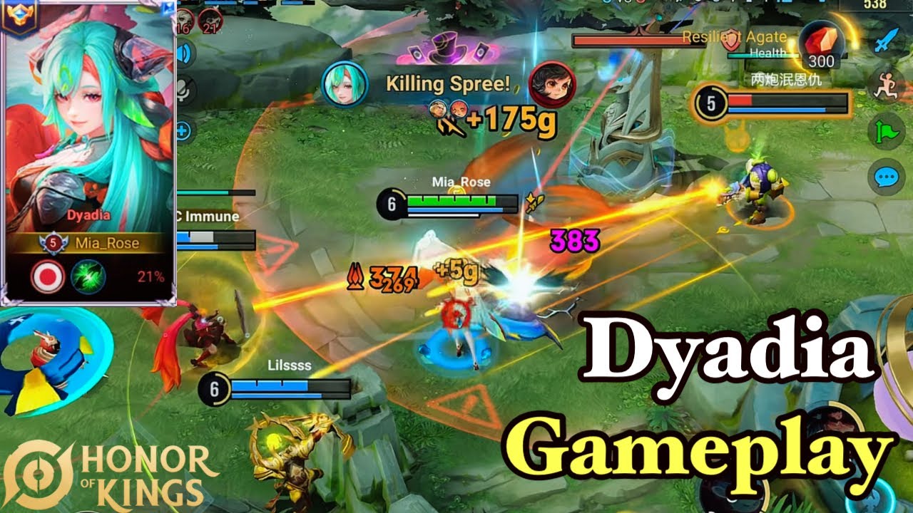 Dyadia Gameplay | Honor of Kings | Best support - YouTube
