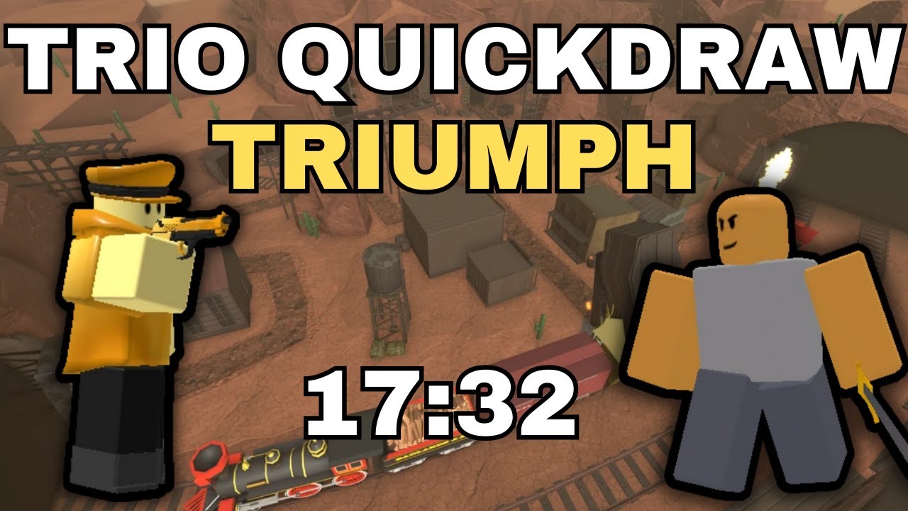 TRIO QUICKDRAW Triumph | Tower Defense Simulator - YouTube