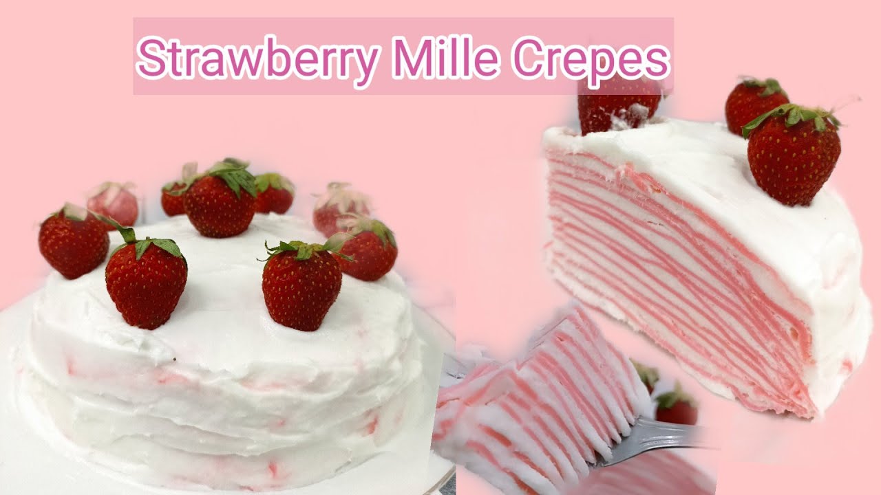 Resep Lengkap Mille Crepe VIRAL || Ternyata gampang bangetttt bikinnya ...