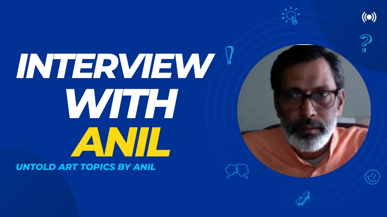 Interview with Anil - A unique Line Drawing Artist - YouTube